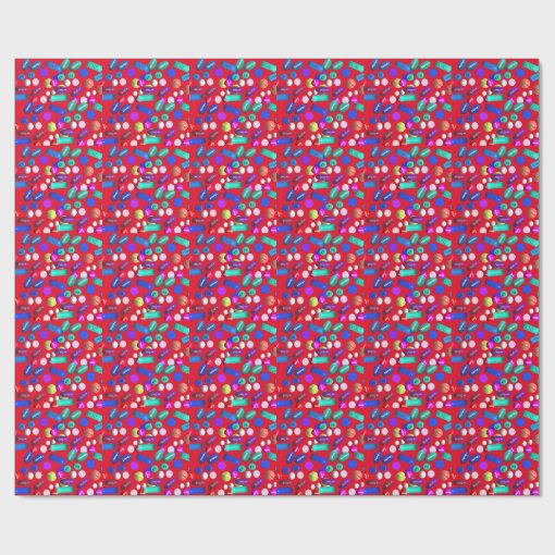 Pharmacist Graduation Gift Wrapping Paper Pills 5 | Zazzle
