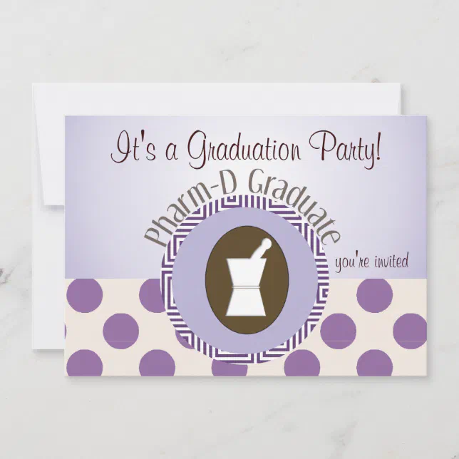 Pharmacist Graduation Party Invitations | Zazzle