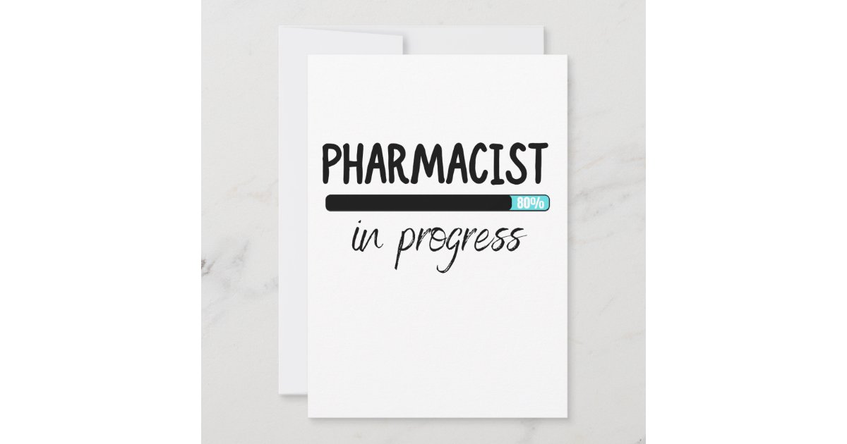 Pharmacist in progress T-Shirt Invitation | Zazzle