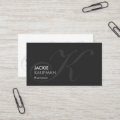 Pharmacist - Modern Swash Monogram Business Card | Zazzle