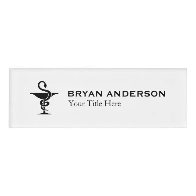 Pharmacist Name Tag | Zazzle