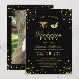 Pharmacist Nurse Practitioner Graduation Party Invitation | Zazzle