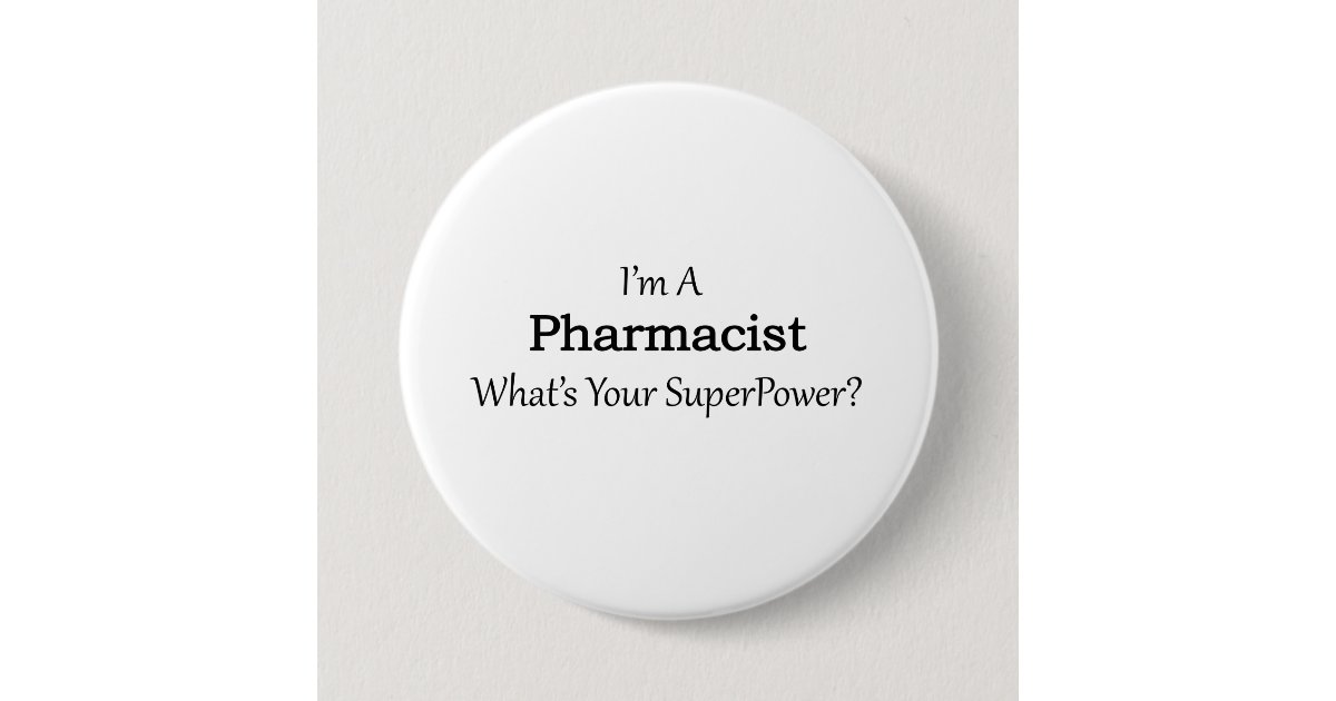 Pharmacist Pinback Button | Zazzle