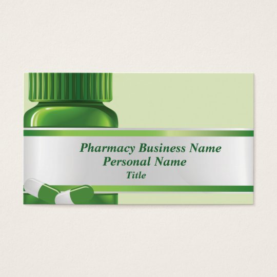 Pharmacy Business Business Card | Zazzle.com