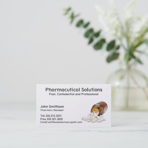 Pharmacy Business Card Pharmacist | Zazzle