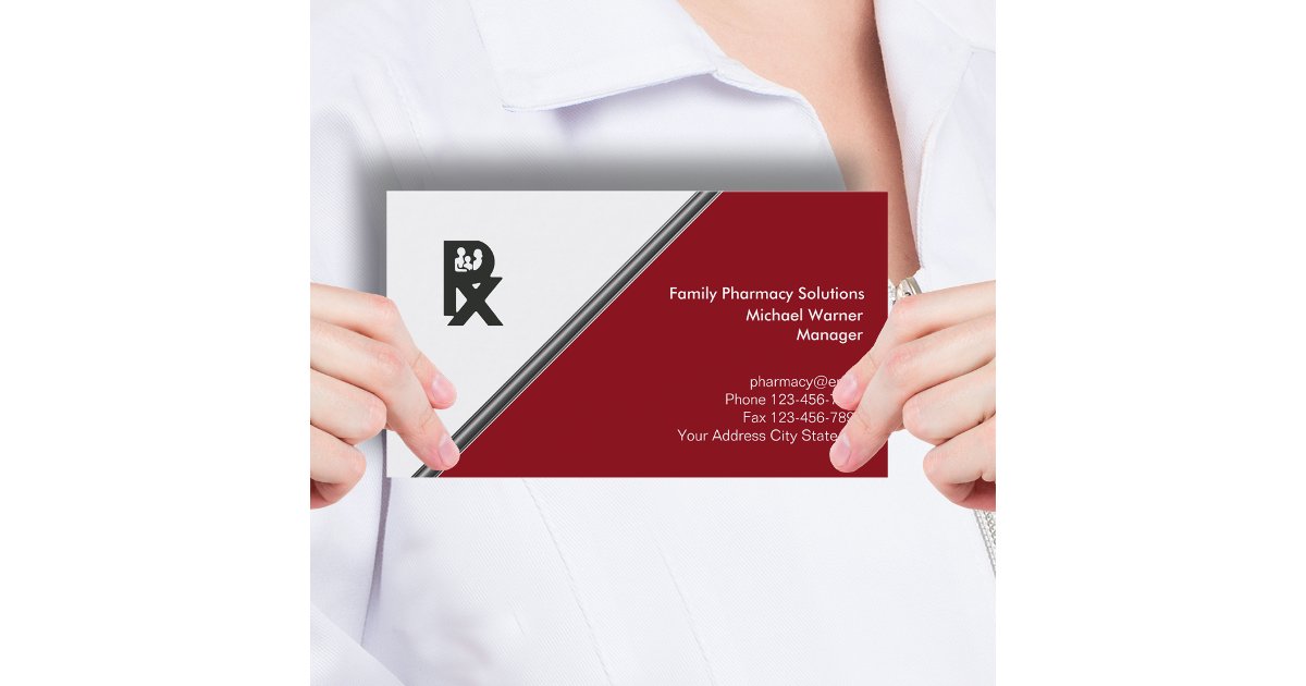 Pharmacy Business Cards | Zazzle