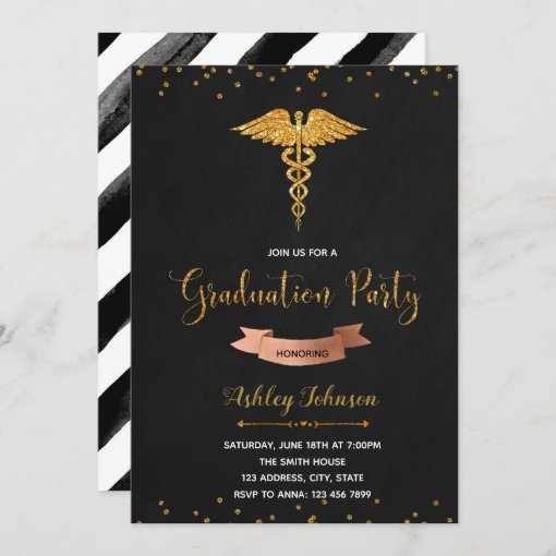 Pharmacy Graduation party Invitation | Zazzle