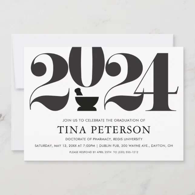 Pharmacy Graduation Party Invitation | Zazzle