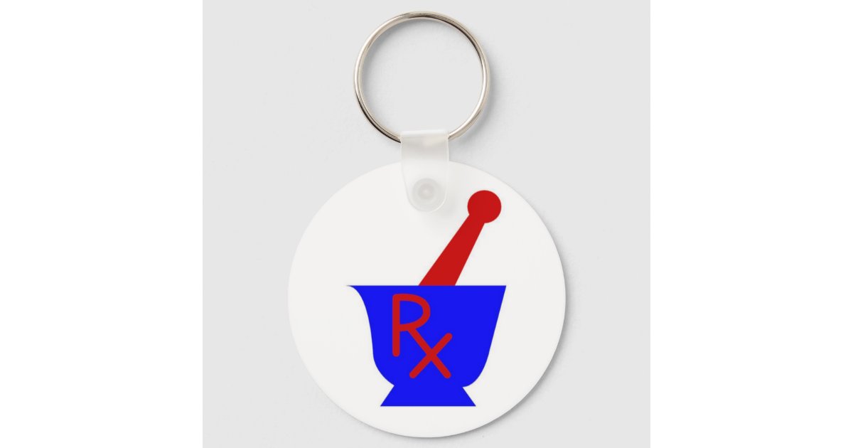 Pharmacy Keychain | Zazzle