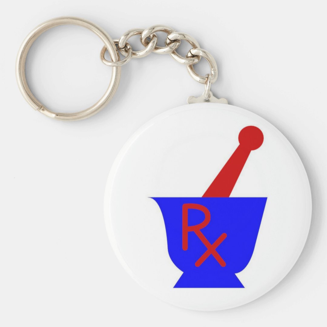 Pharmacy Keychain | Zazzle