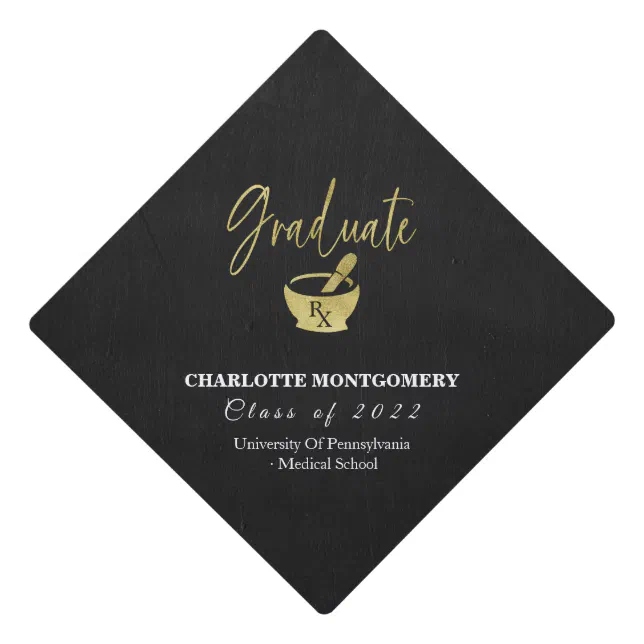 Pharmacy School Graduation Graduation Cap Topper | Zazzle