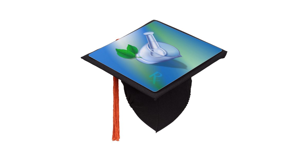 Pharmacy Symbol Graduation Cap Topper | Zazzle