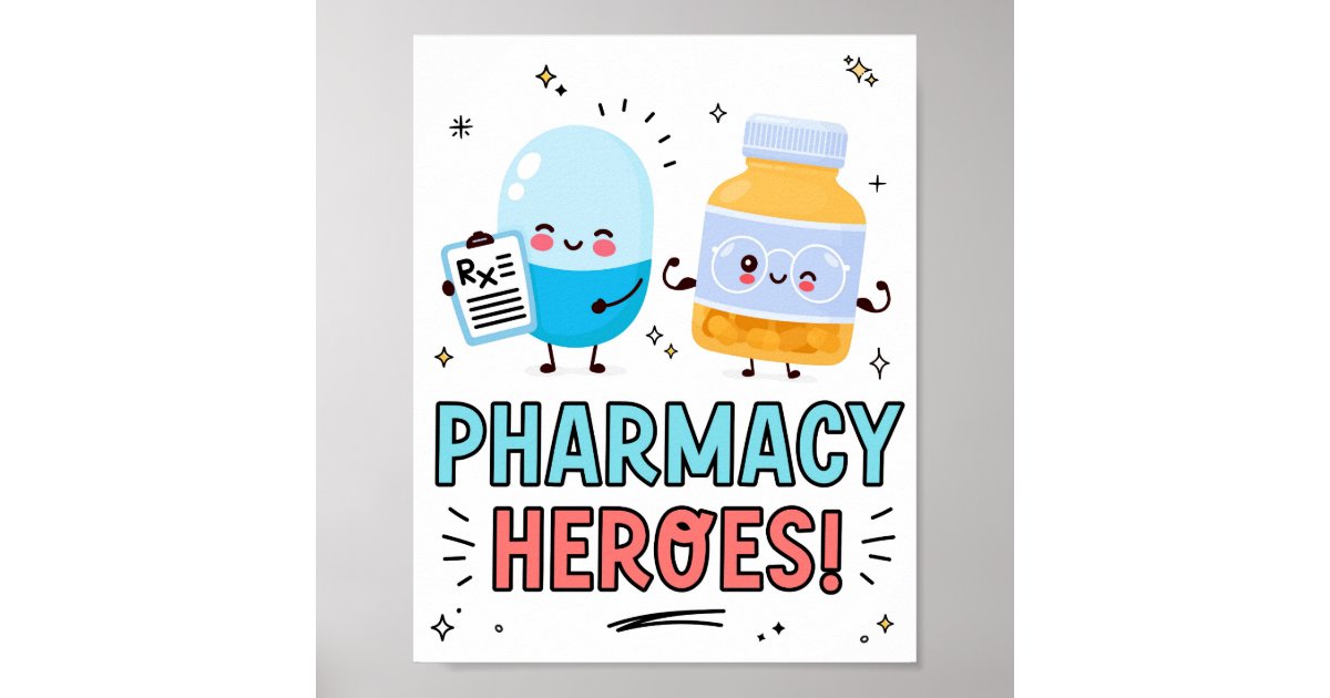 Pharmacy Week Appreciation Sign Poster | Zazzle