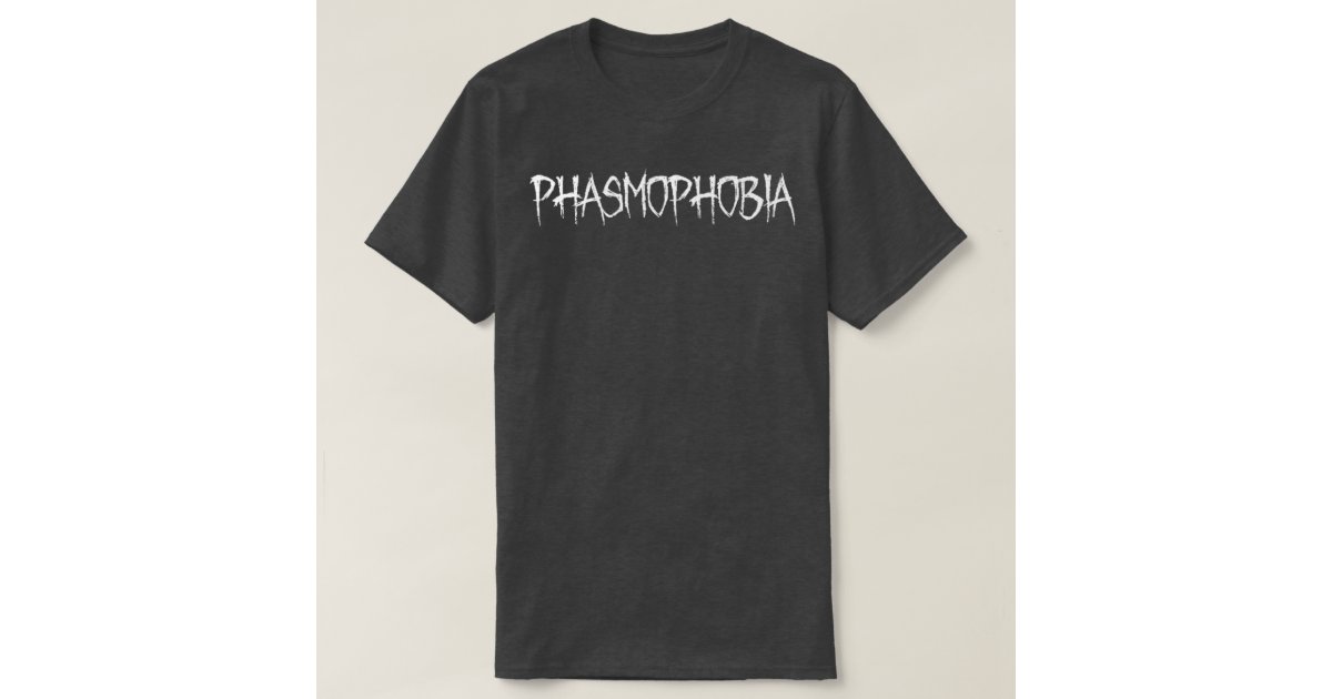 Phasmophobia Game Logo T-Shirt | Zazzle