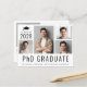 PhD 5 Photo Doctorate Degree Graduation Announcement Postcard | Zazzle