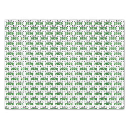 PhD Grad 2020 Graduation Tissue Paper (Green) | Zazzle