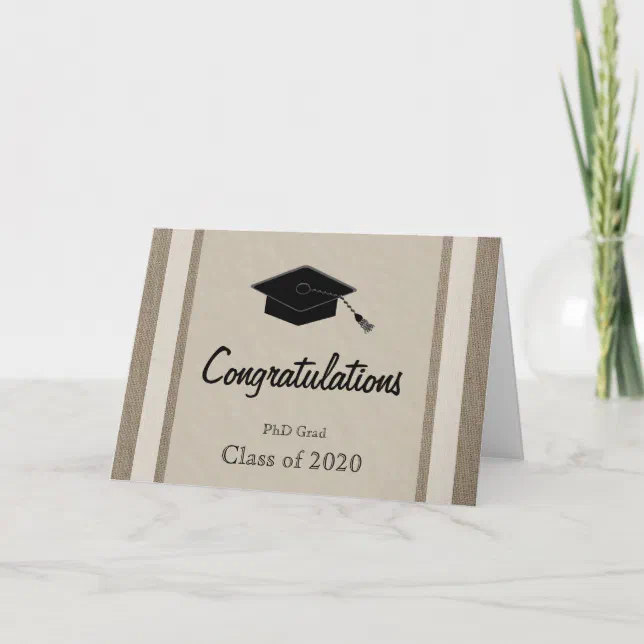 PhD Graduation Card | Zazzle