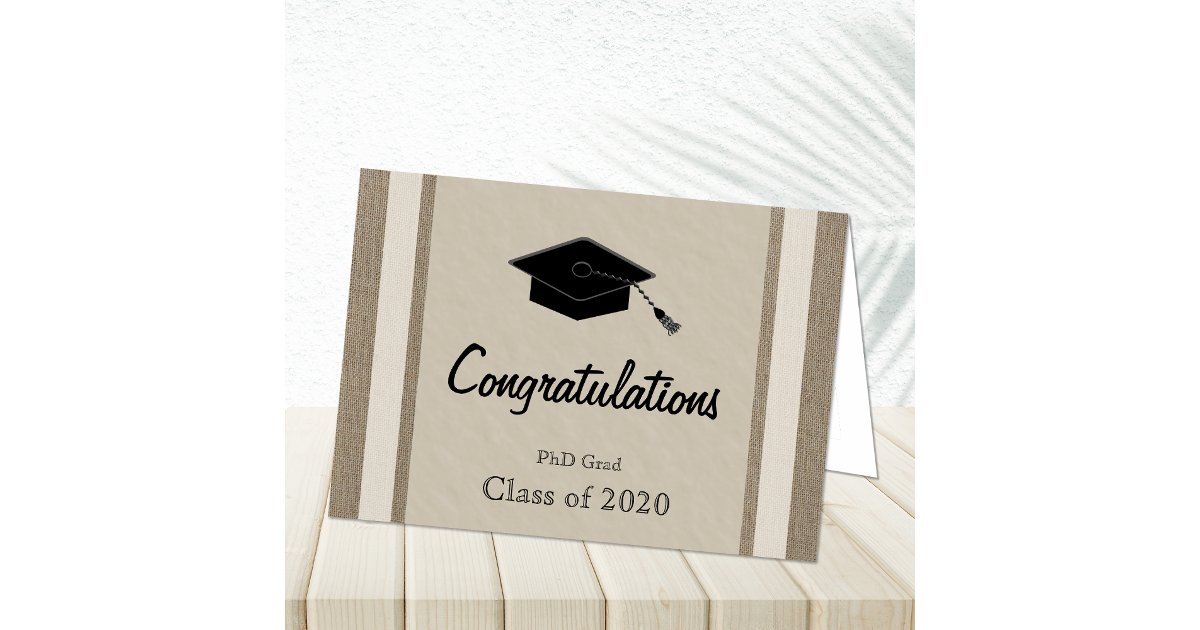 PhD Graduation Card | Zazzle