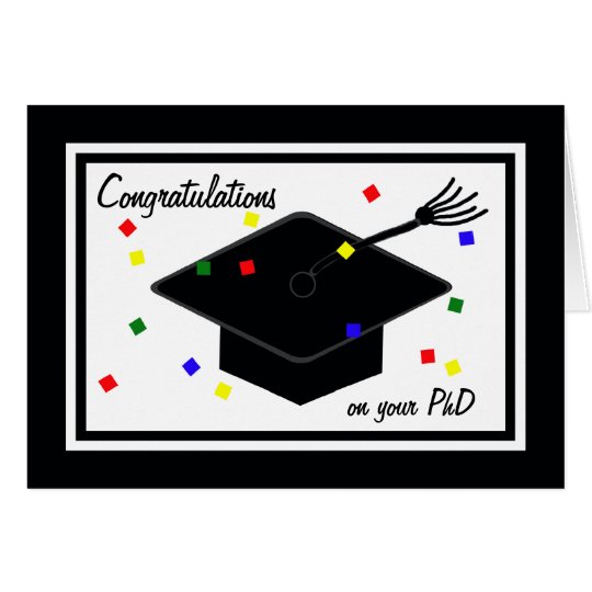 PhD Graduation Card | Zazzle.com