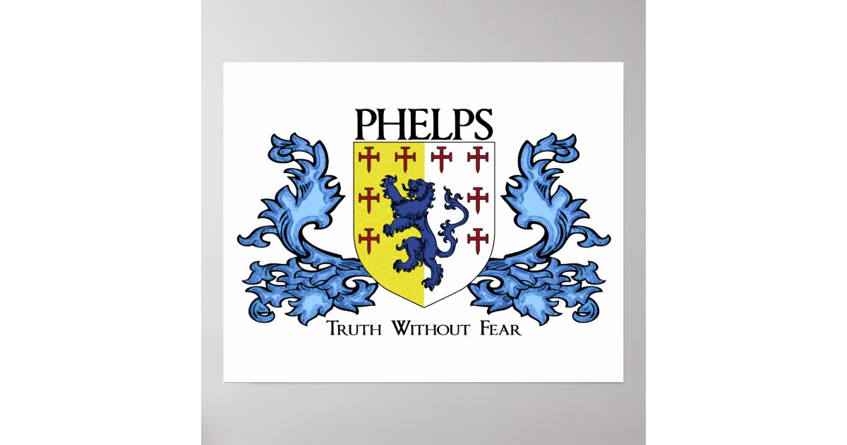 Phelps Family Coat of Arms Poster | Zazzle