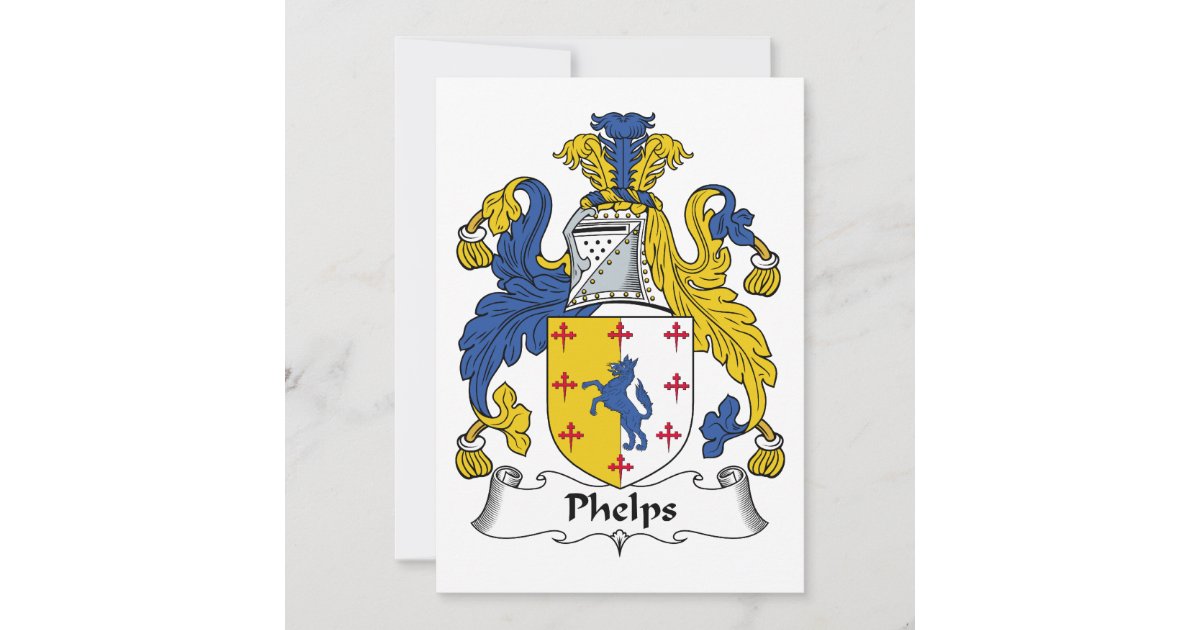 Phelps Family Crest | Zazzle