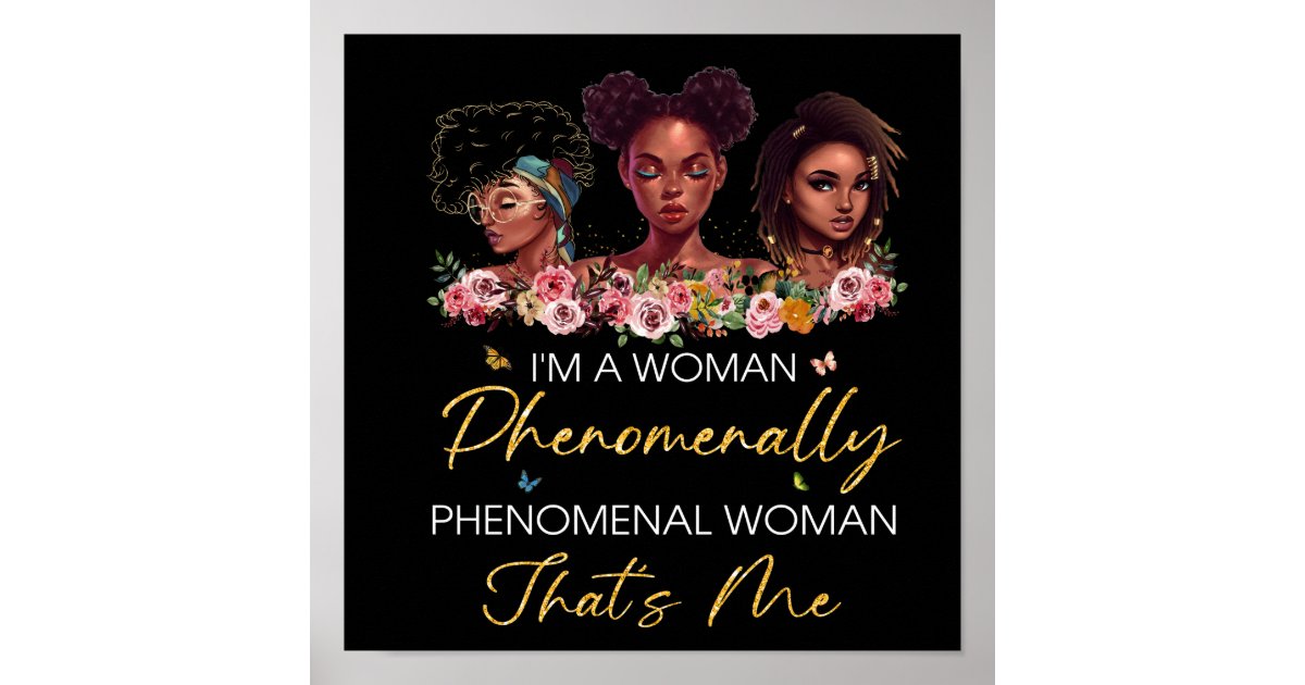 Phenomenal Woman Poster | Zazzle