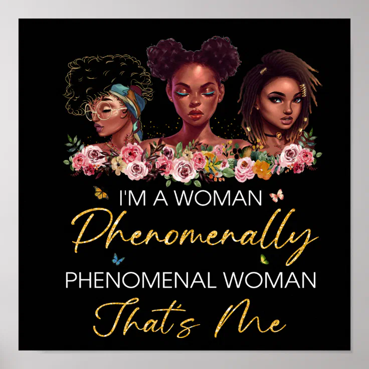Phenomenal Woman Poster | Zazzle