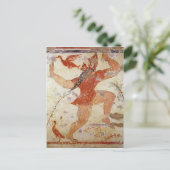 Phersu dancing postcard | Zazzle