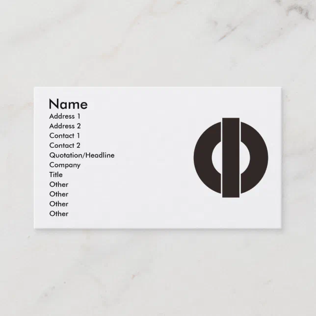 PHI BUSINESS CARD | Zazzle