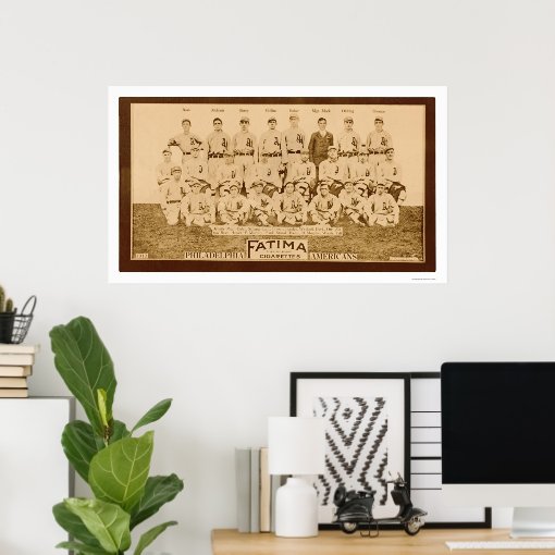Philadelphia Athletics 1913 Poster | Zazzle