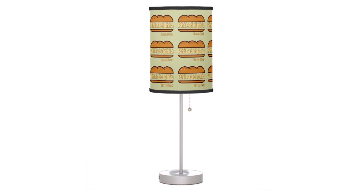Philadelphia Cheese Steak Table Lamp | Zazzle