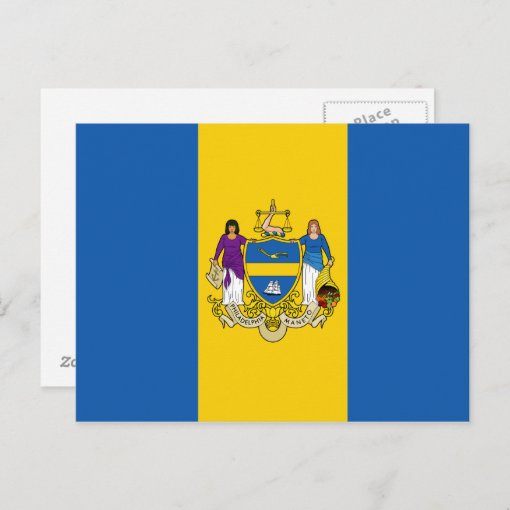 Philadelphia Flag Postcard | Zazzle