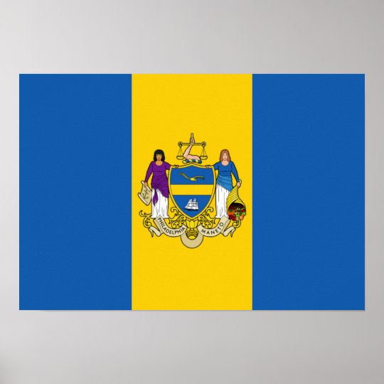 Philadelphia Flag Poster | Zazzle.com