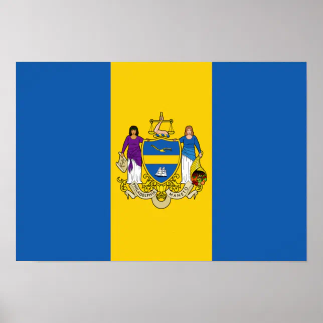 Philadelphia Flag Poster | Zazzle