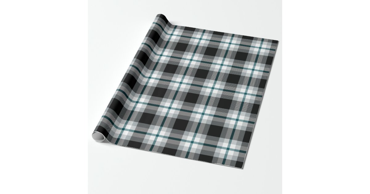 Philadelphia Football Plaid Wrapping Paper | Zazzle