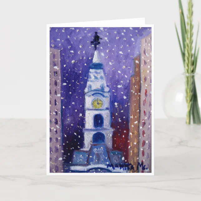 Philadelphia Holiday Card | Zazzle