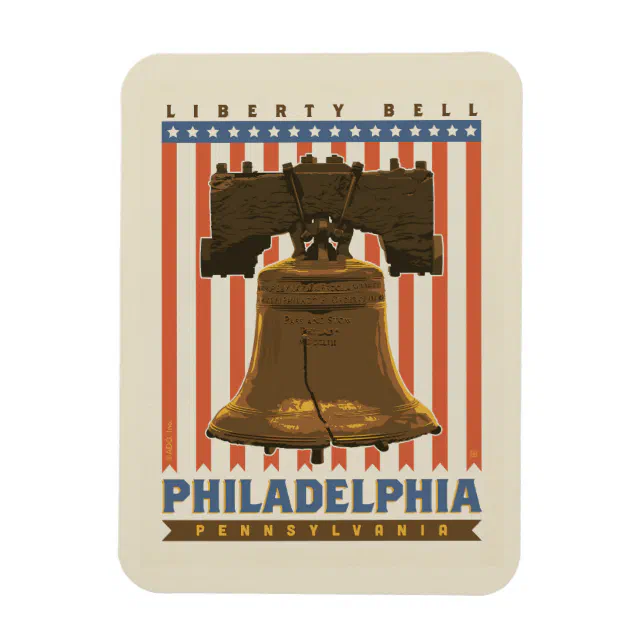 Philadelphia | Liberty Bell Magnet | Zazzle