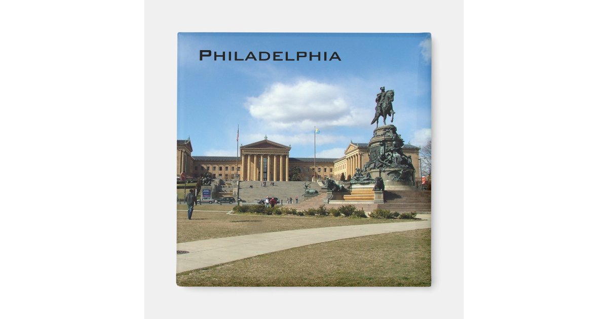 Philadelphia Museum of Fine Arts Magnet | Zazzle