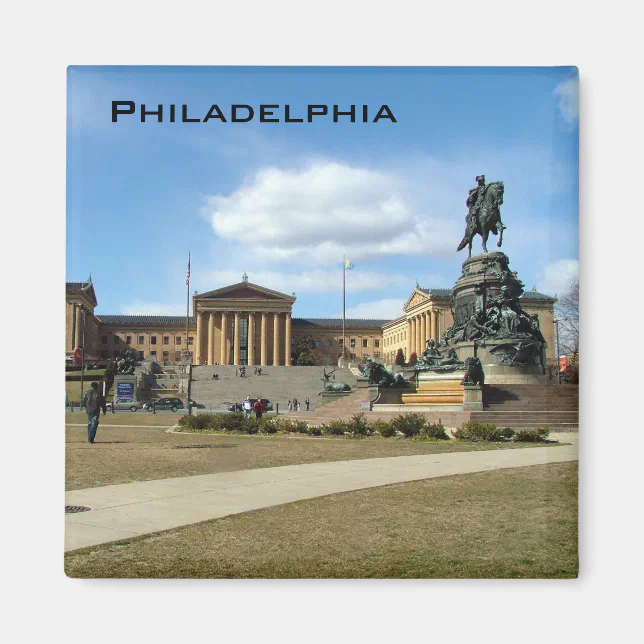 Philadelphia Museum of Fine Arts Magnet | Zazzle