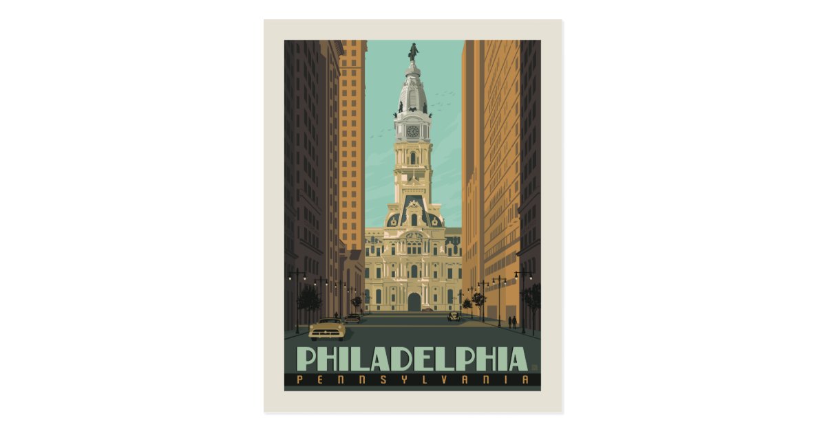 Philadelphia, Pennsylvania | City Hall Postcard | Zazzle.com