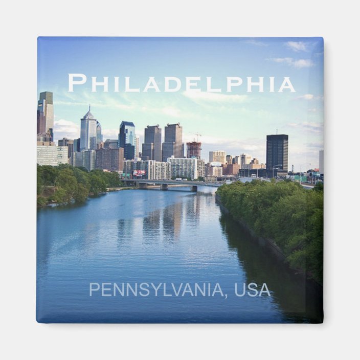Philadelphia Pennsylvania Photo Souvenir Magnet | Zazzle.com
