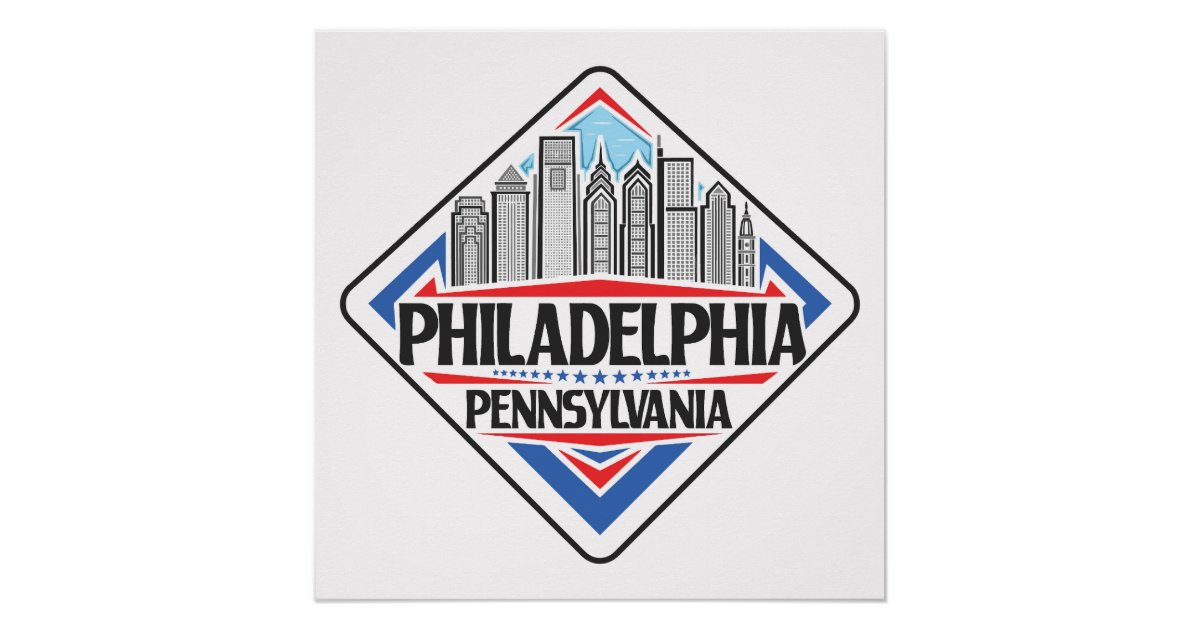 Philadelphia Pennsylvania Poster | Zazzle
