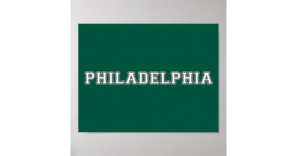 Philadelphia Pennsylvania Poster | Zazzle