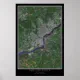 Philadelphia Pennsylvania Satellite Poster Map | Zazzle