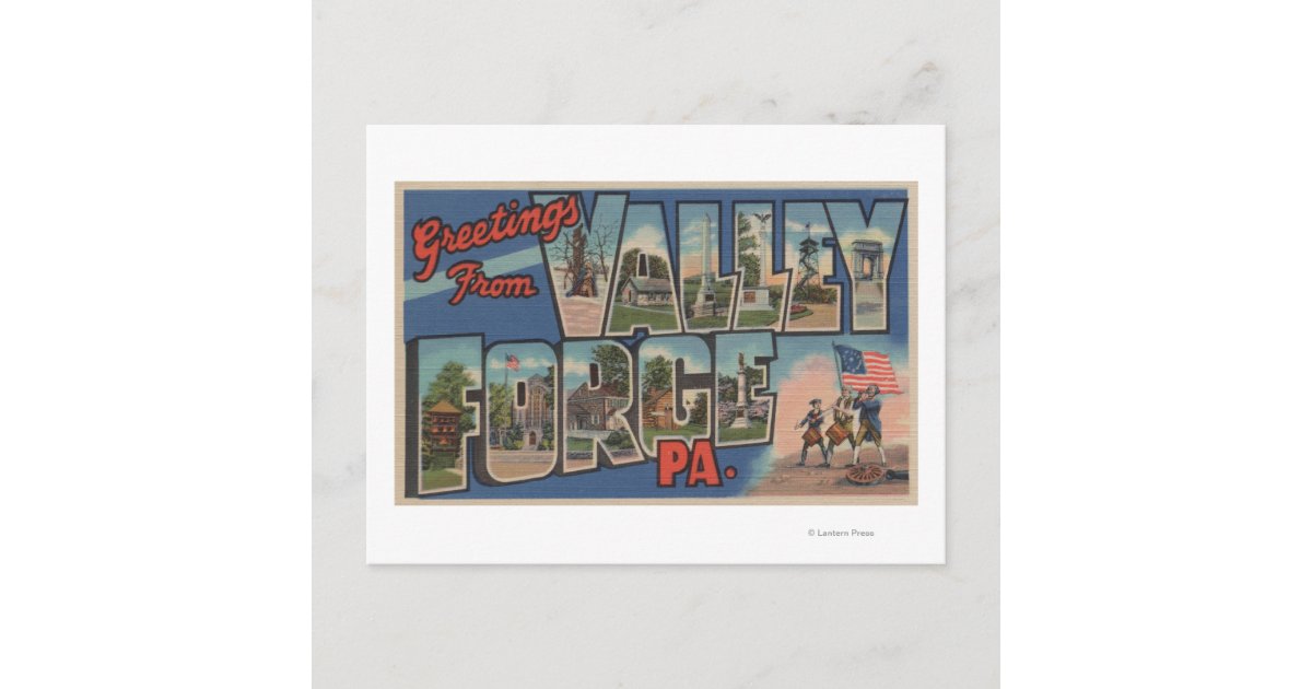 Philadelphia, Pennsylvania - Valley Forge Postcard | Zazzle