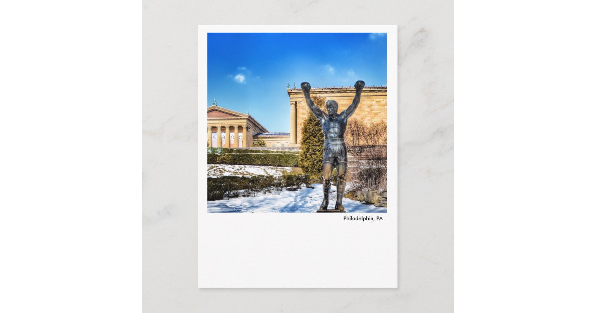 Philadelphia Post Card-Rocky Statue Postcard | Zazzle
