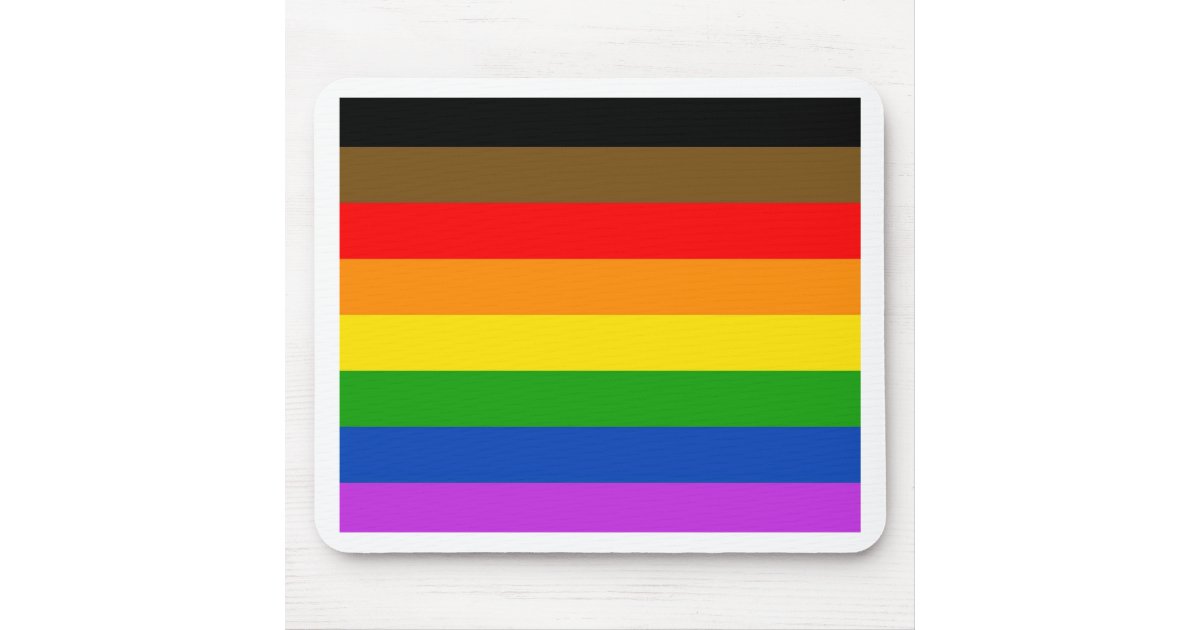 Philadelphia pride flag mouse pad | Zazzle
