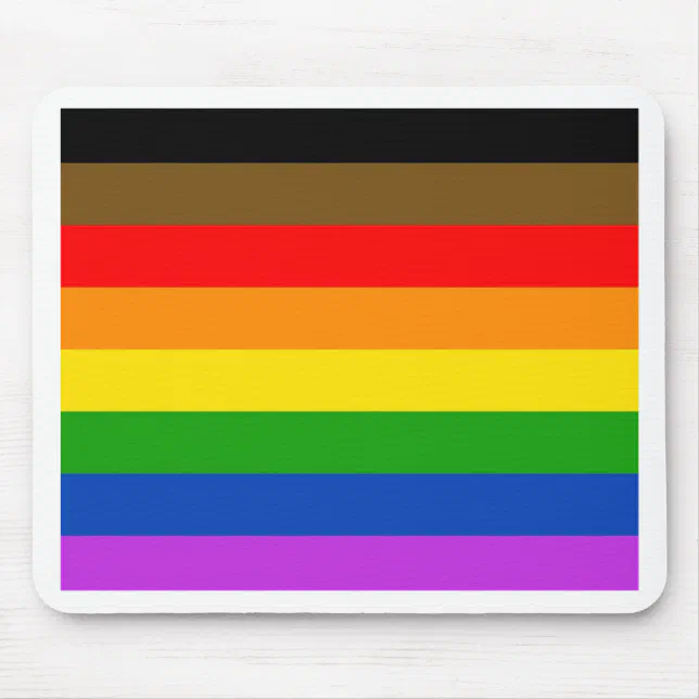 Philadelphia pride flag mouse pad | Zazzle