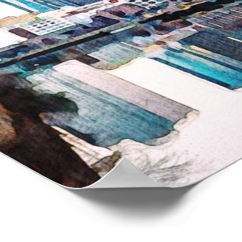 PHILADELPHIA Skyline Destination Wedding Welcome Poster | Zazzle