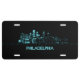 Philadelphia Skyline License Plate | Zazzle